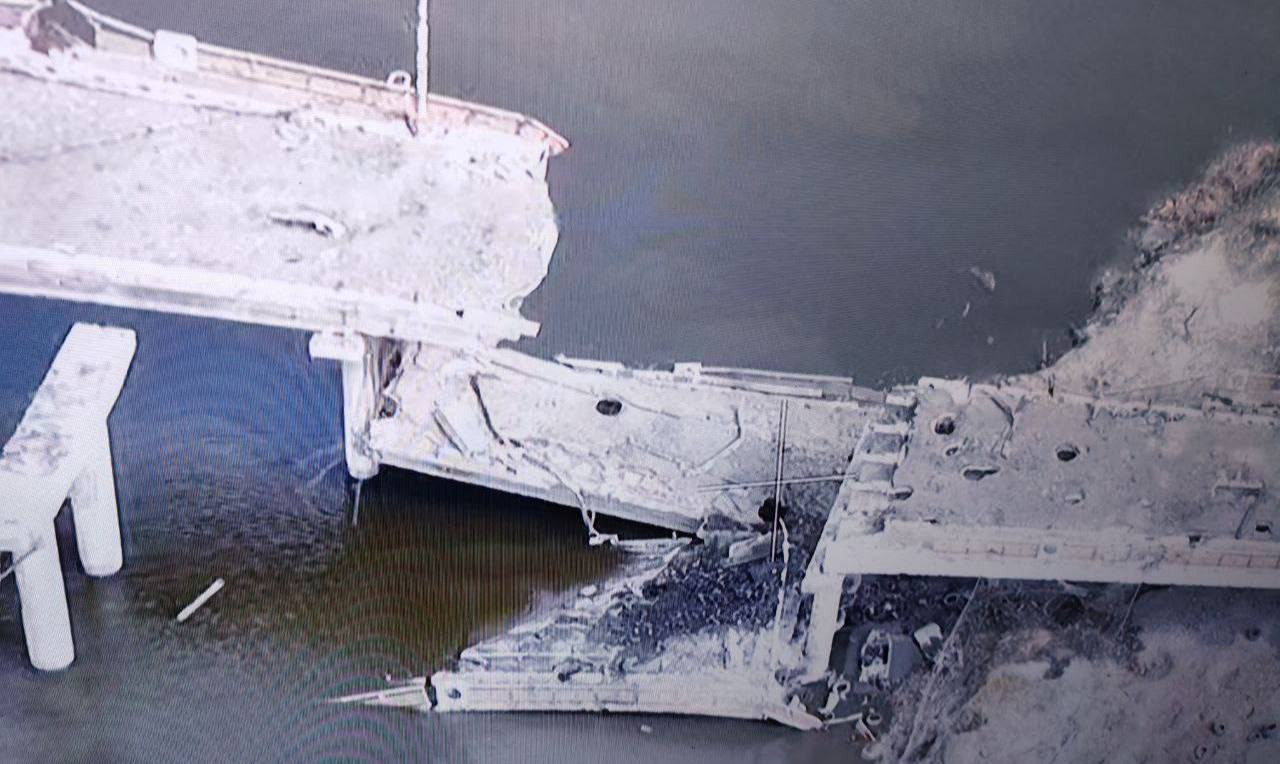 Ukraine destroyed bridge using British drones, in historic first ...